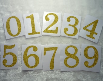 20 Glitter Number 1 Stickers, 1st Birthday Party Decorations, 1st ...