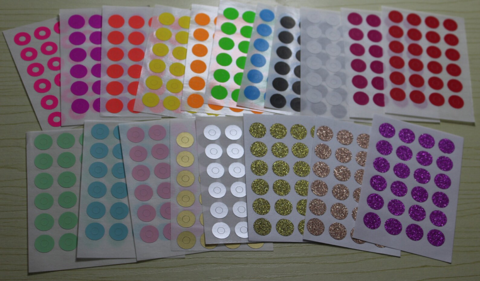 10mm Multi 20 colors Hole Reinforcer Stickers hang tag | Etsy