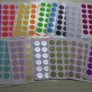 10mm Multi 20 Colors Hole Reinforcer Stickers - Hang Tag Sticker - Etsy