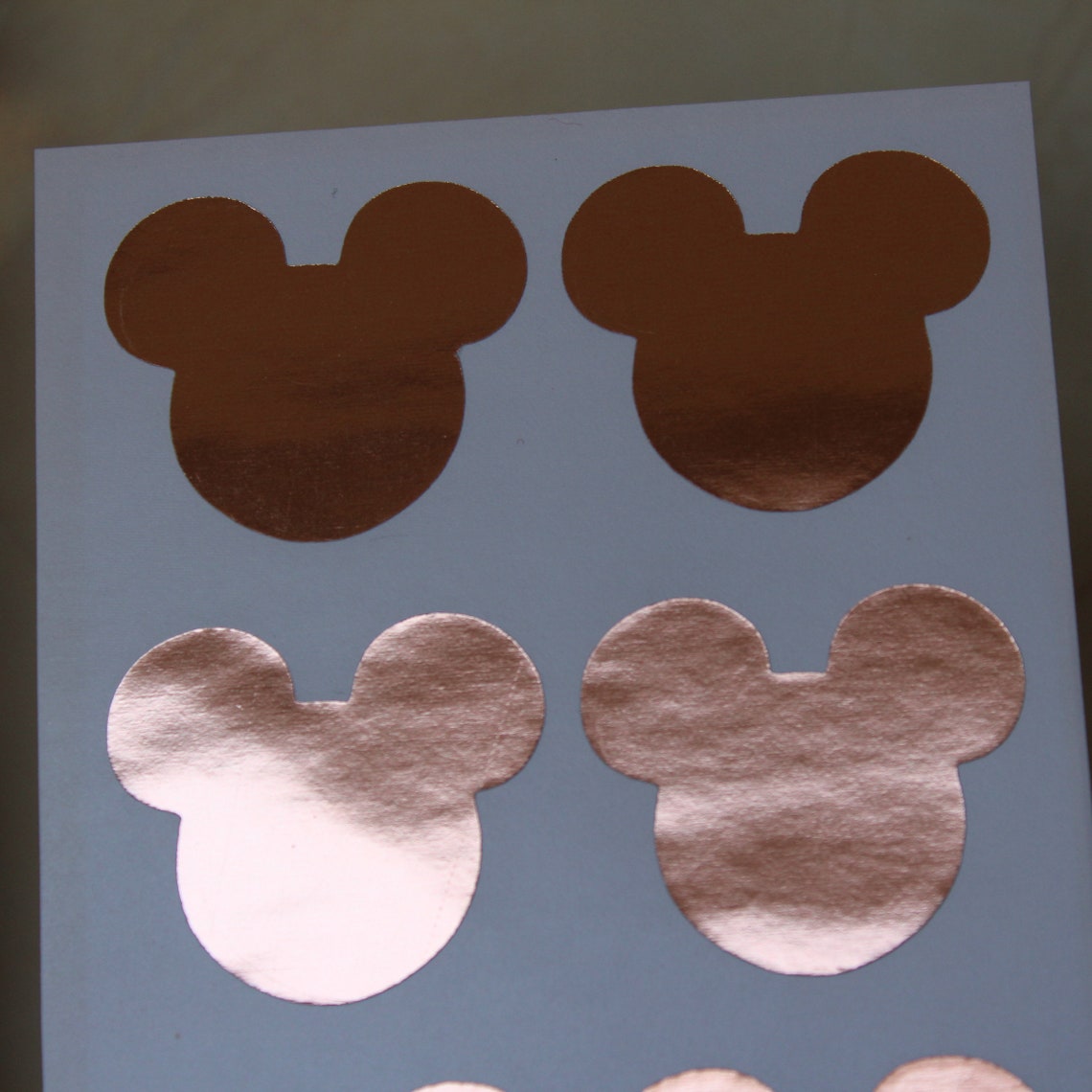 Minnie Mouse Head Rose Gold Foil Sticker Envelope Seals - Etsy
