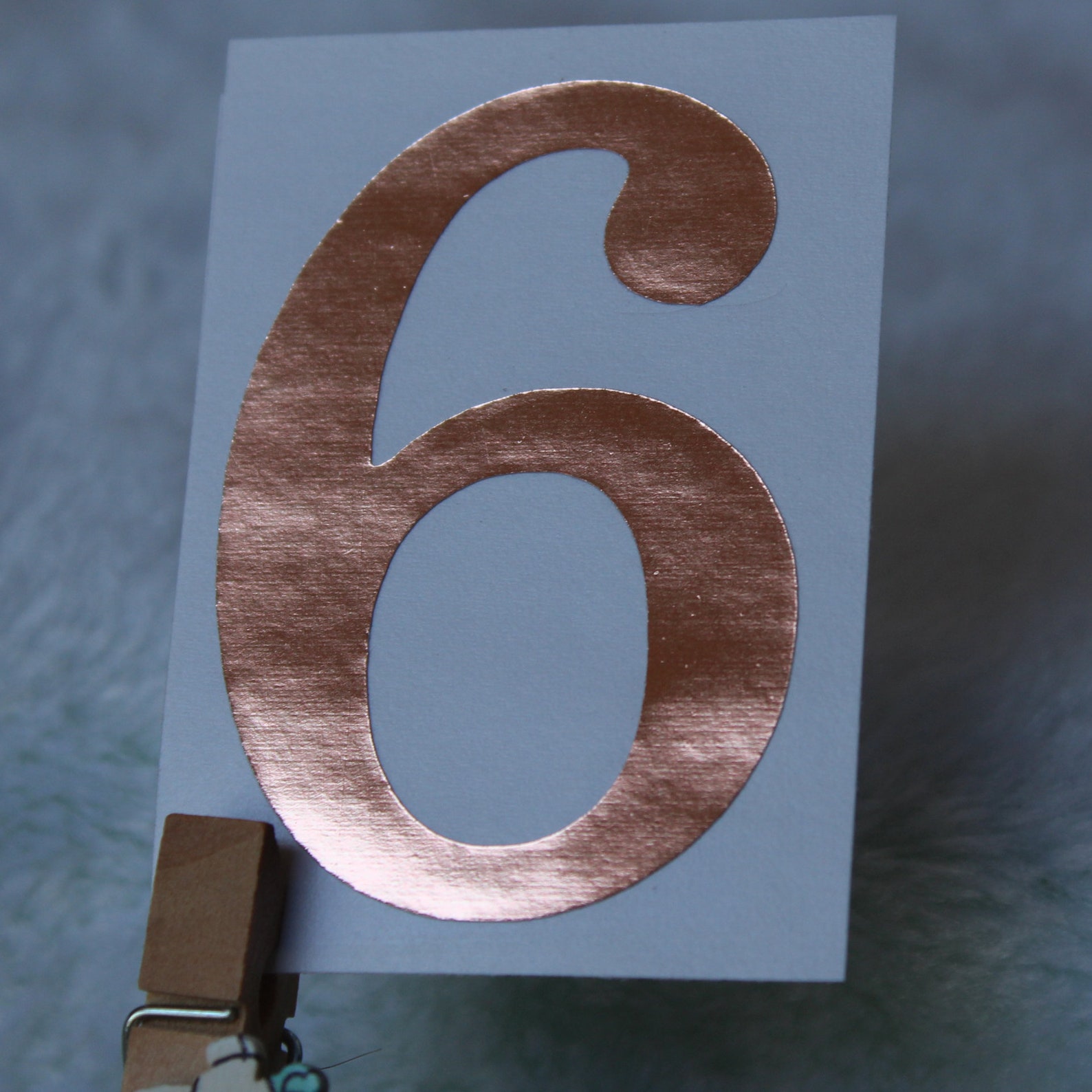 Rose Gold Foil Number Stickers Decorative Number Set From 0 to | Etsy