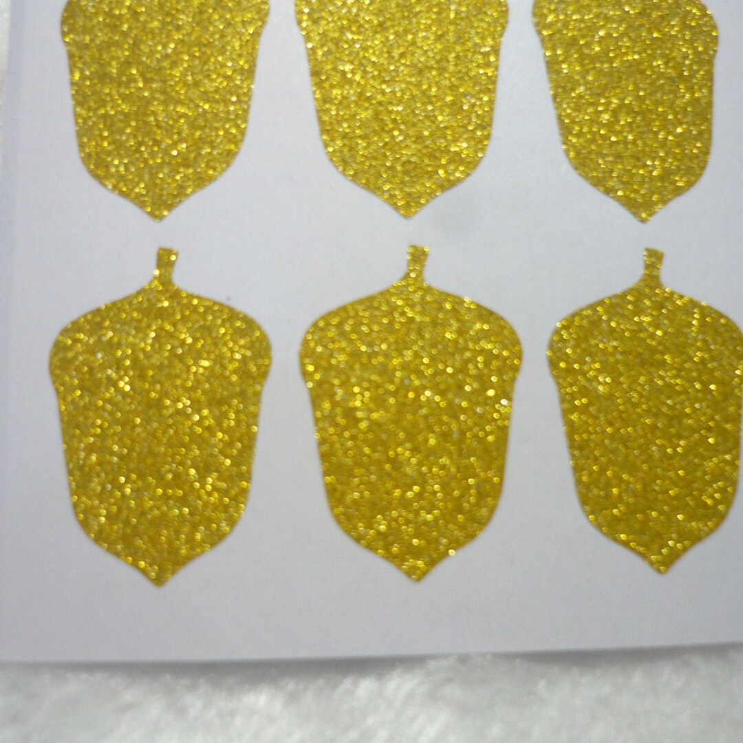 Acorn Gold Glitter Sticker Label Silver Rose Gold Glitter Envelope ...