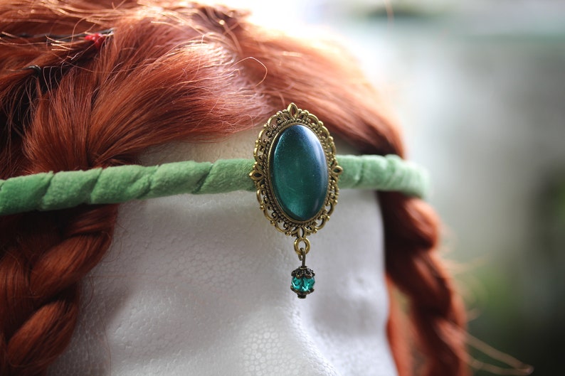 Colors to Choose From Medieval Diadem Velvet Forehead Jewelry - Etsy