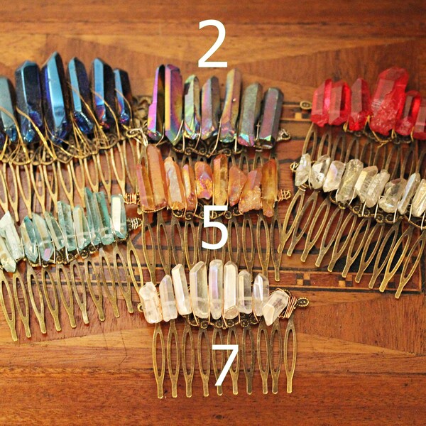 Crystal Hair Comb - Etsy