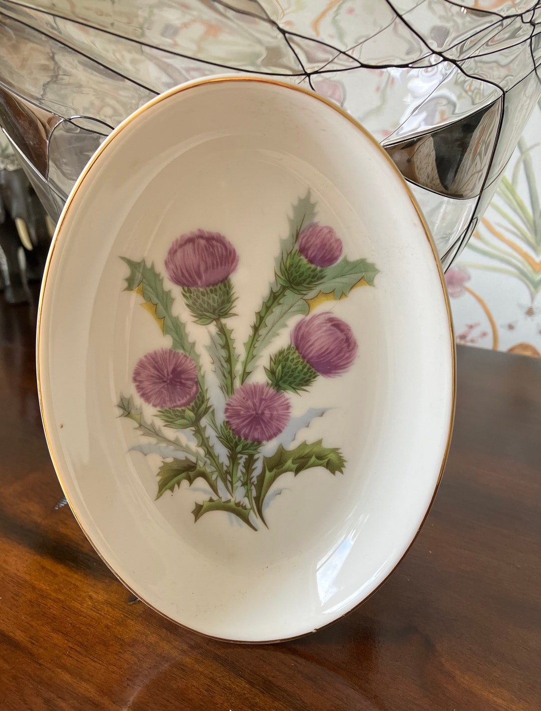 Royal Vale Made in England Small Thistle Dish - Etsy