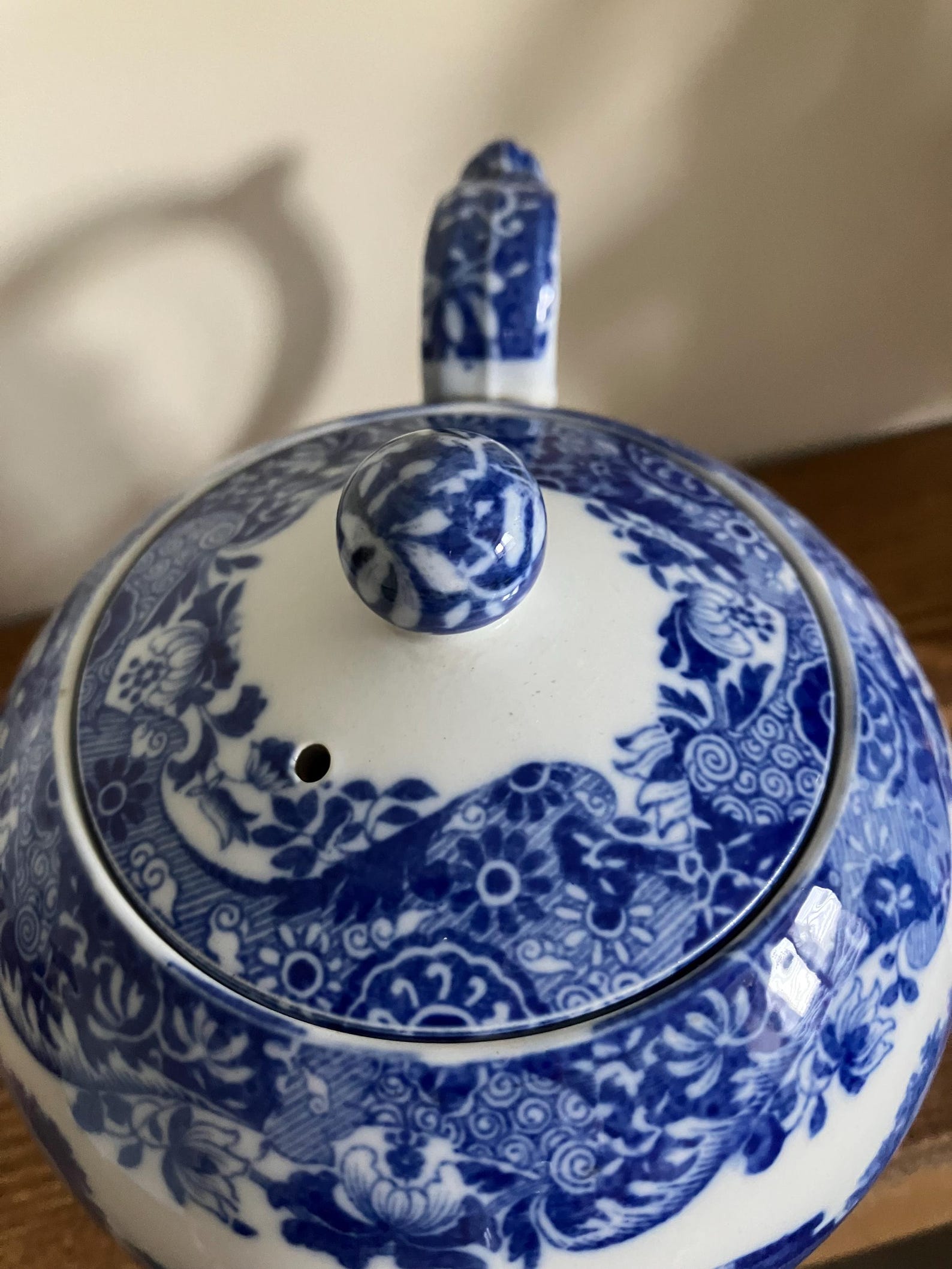 Spode Blue Italian Teapot Made in England - Etsy