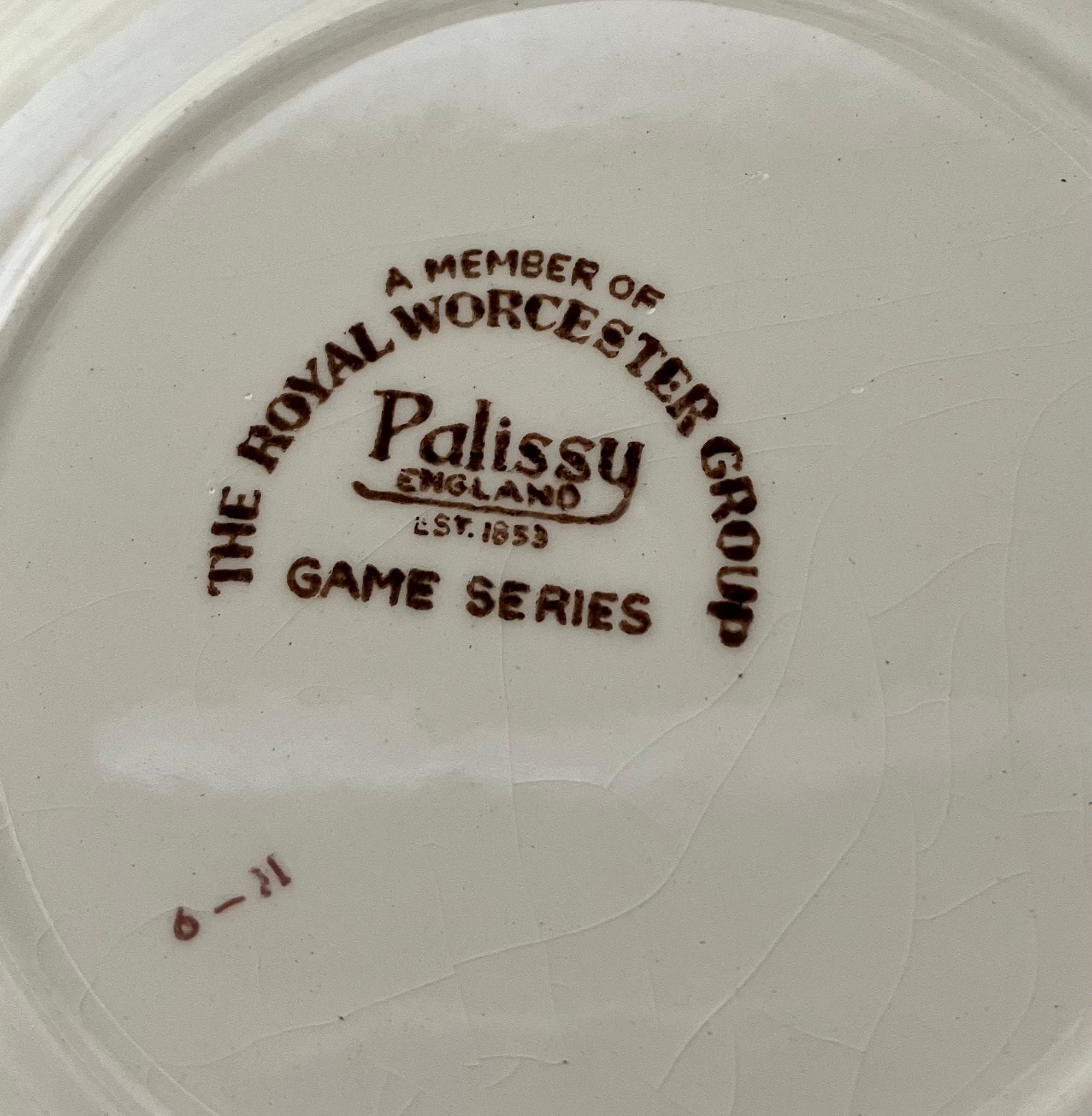 Royal Worcester Palissy Game Series Luncheon Plate Made in England - Etsy