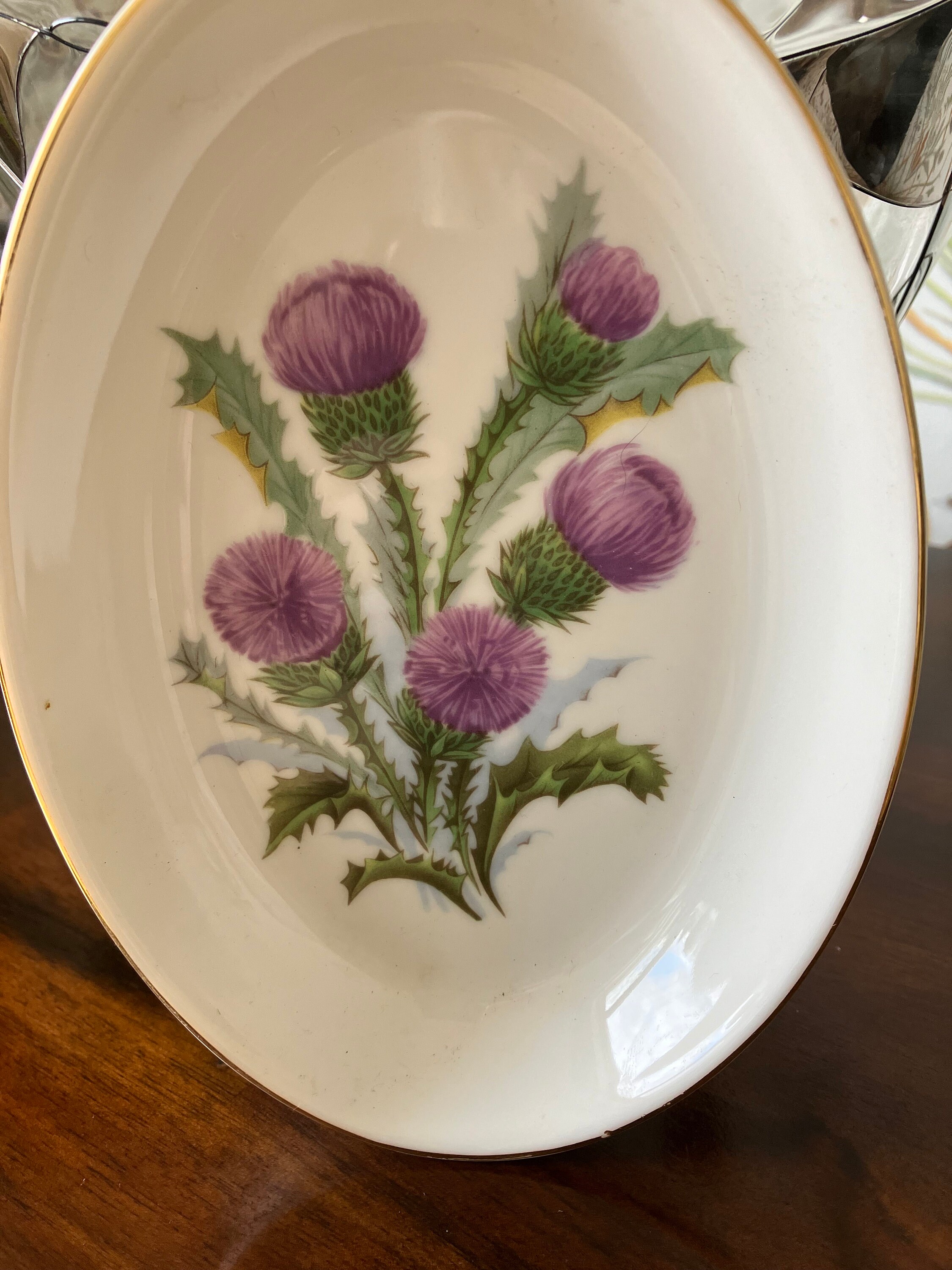 Royal Vale Made in England Small Thistle Dish - Etsy