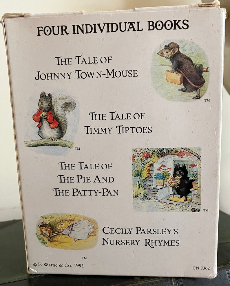 Collect the World of Beatrix Potter Boxed Set Four Books Made in ...