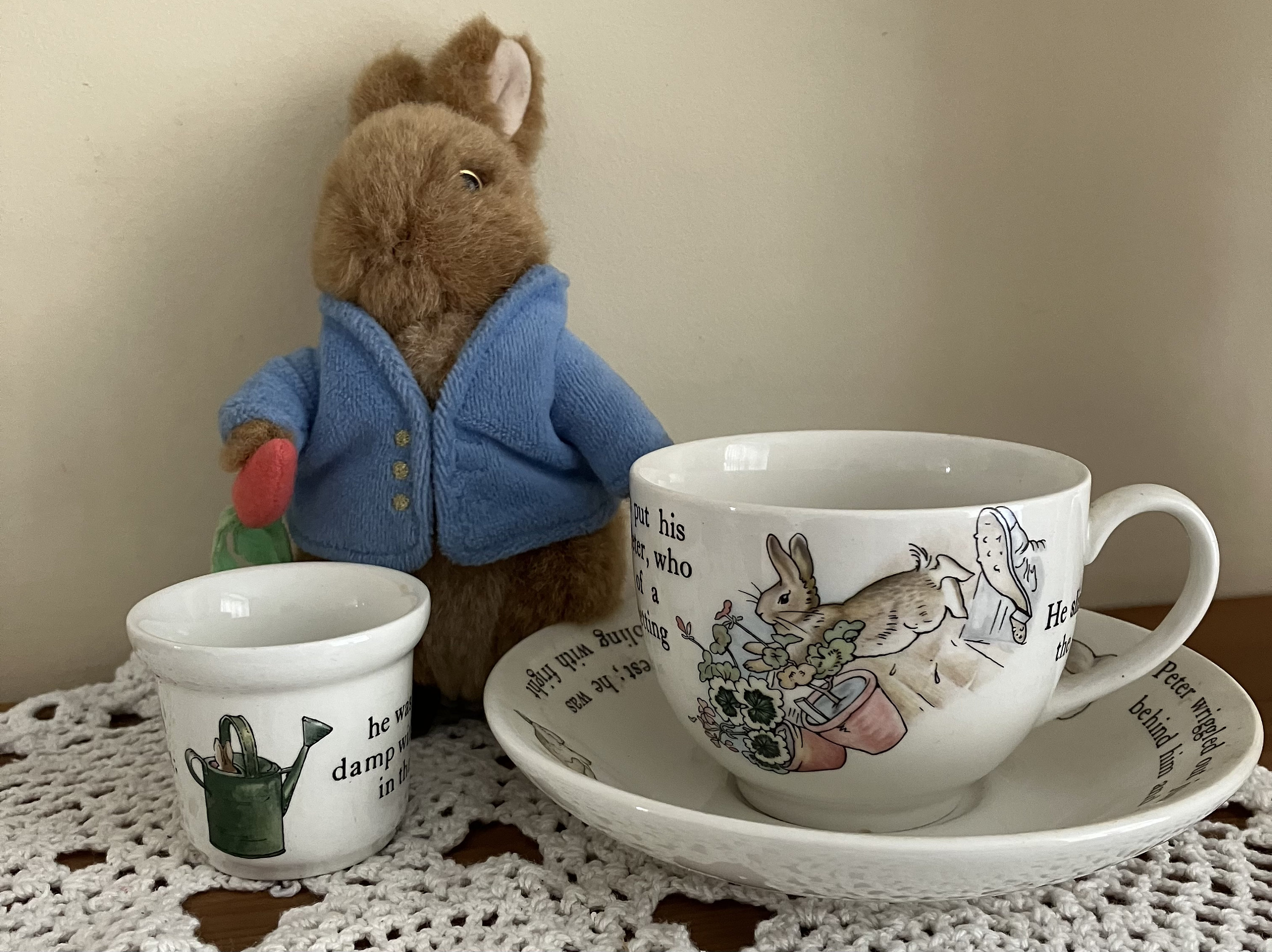 Wedgewood Peter Rabbit Cup & Saucer Made in England - Etsy