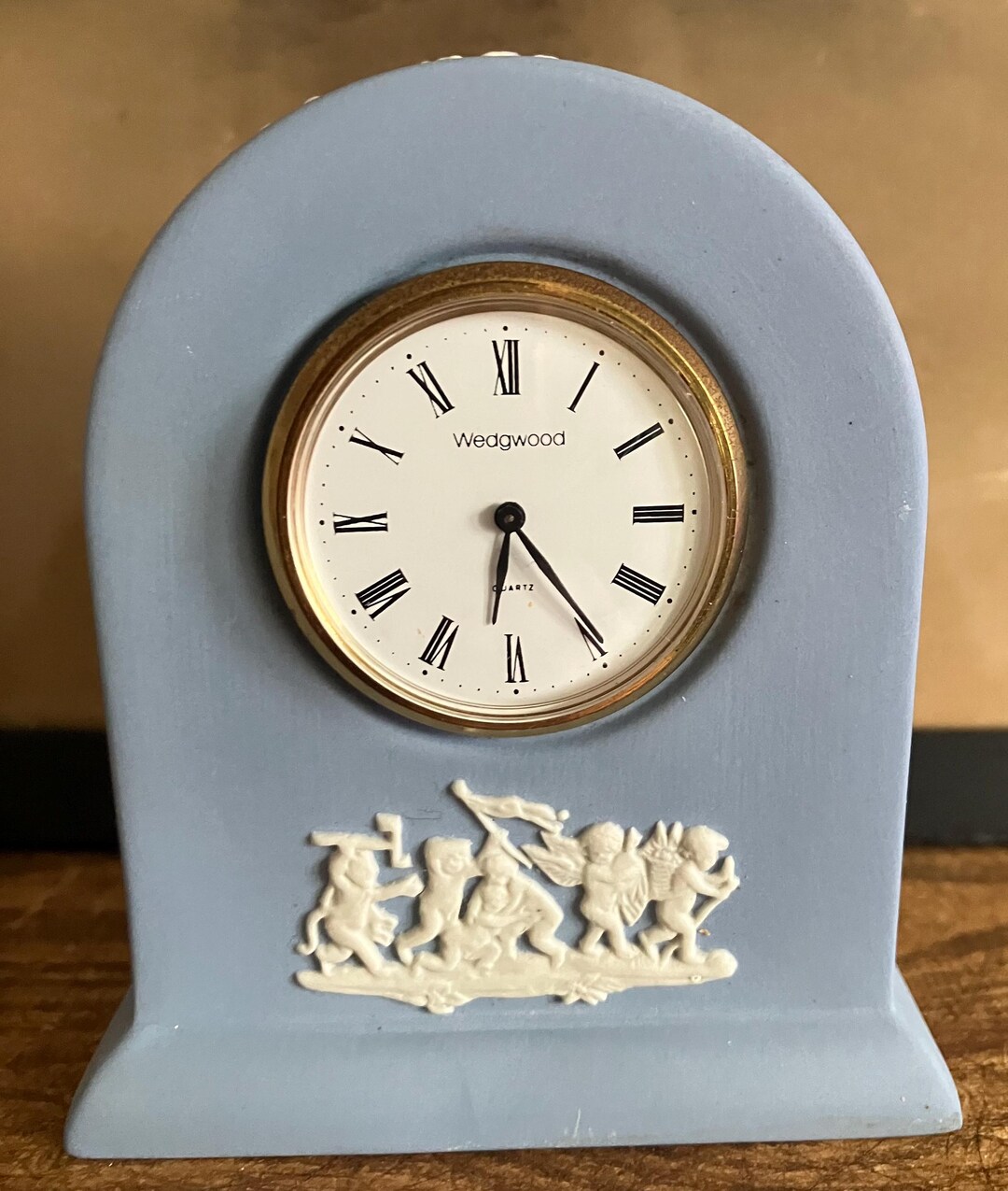 Wedgewood Jasper Small Clock Made in England - Etsy