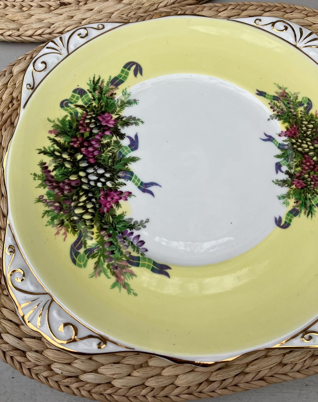 Vintage Dakin Made in England Cake Plate - Etsy