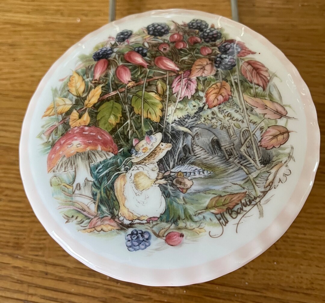 Royal Doulton Brambly Hedge Autumn Trinket Box Made in England - Etsy