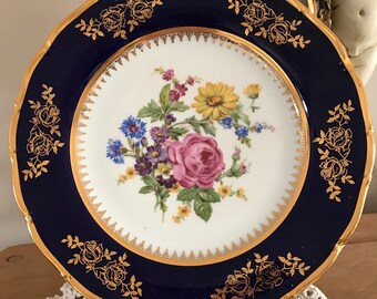 Czech Porcelain Plate - Etsy