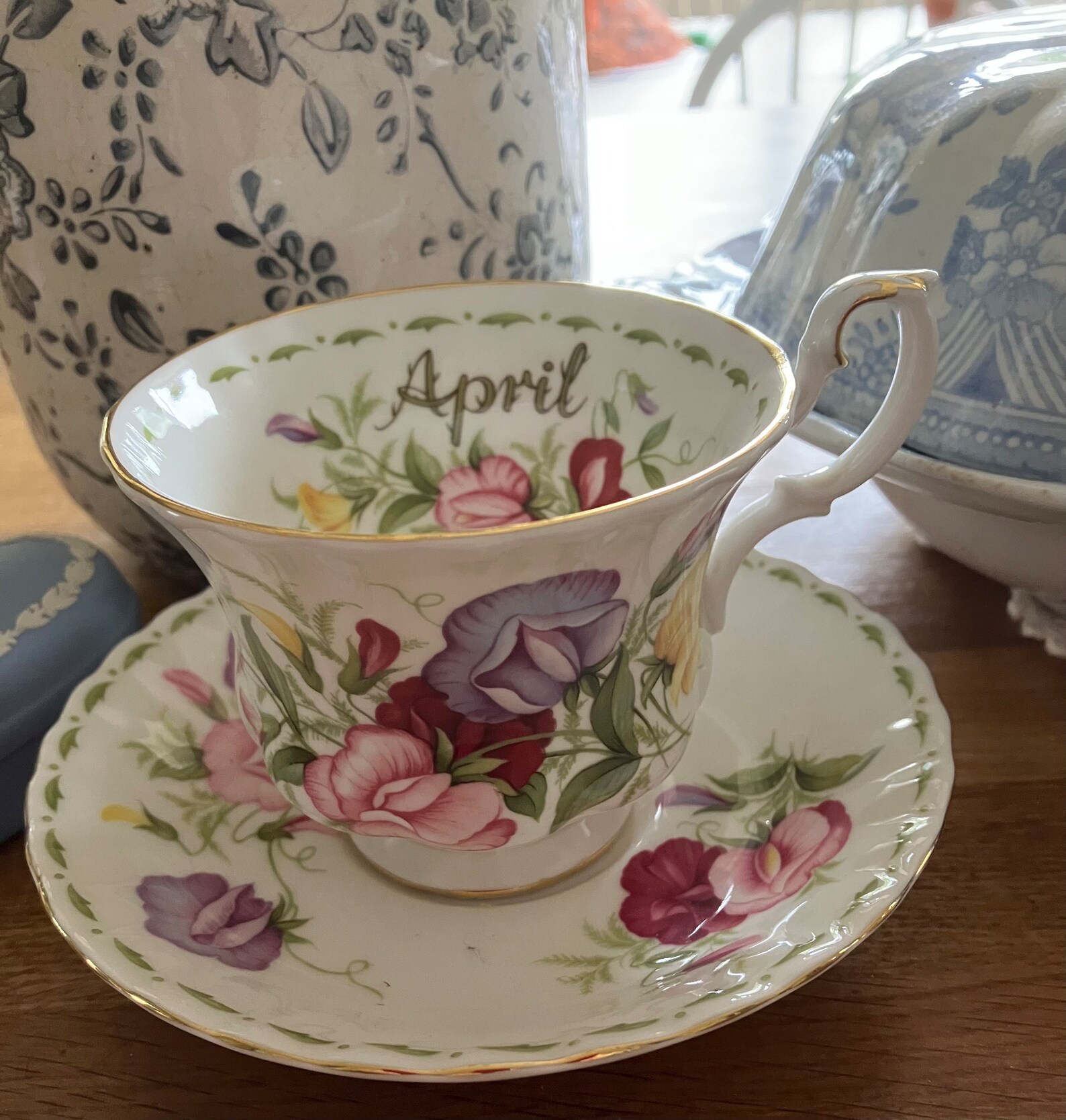 Royal Albert Flowers of the Month April Made in England - Etsy