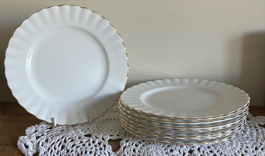 Royal Albert Val D’or Tea Plates Made in England - Etsy New Zealand