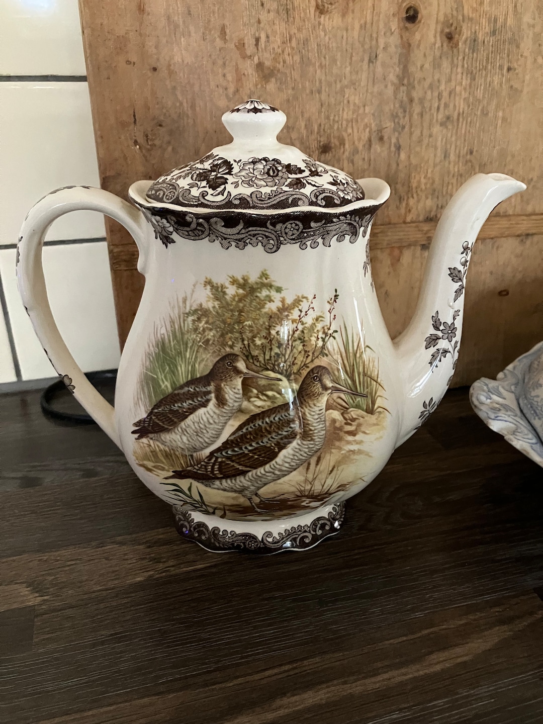 Royal Worcester Palissy Game Series Coffee Pot - Etsy
