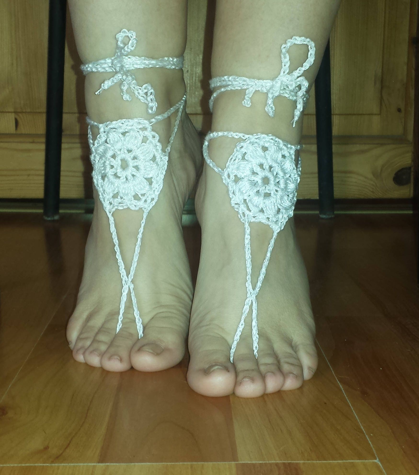 Tutorials Kits & How To Boho Wear Crochet Barefoot Sandals CROCHET ...