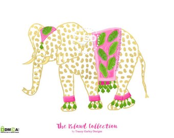 Preppy Elephant - Etsy