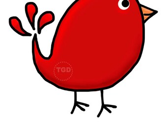 Preppy Bird Graphic - Etsy