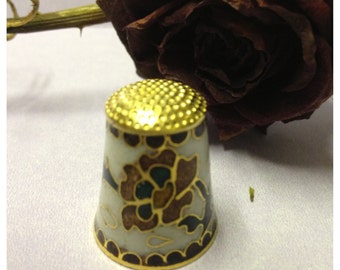 Cloisonne Thimbles | Etsy