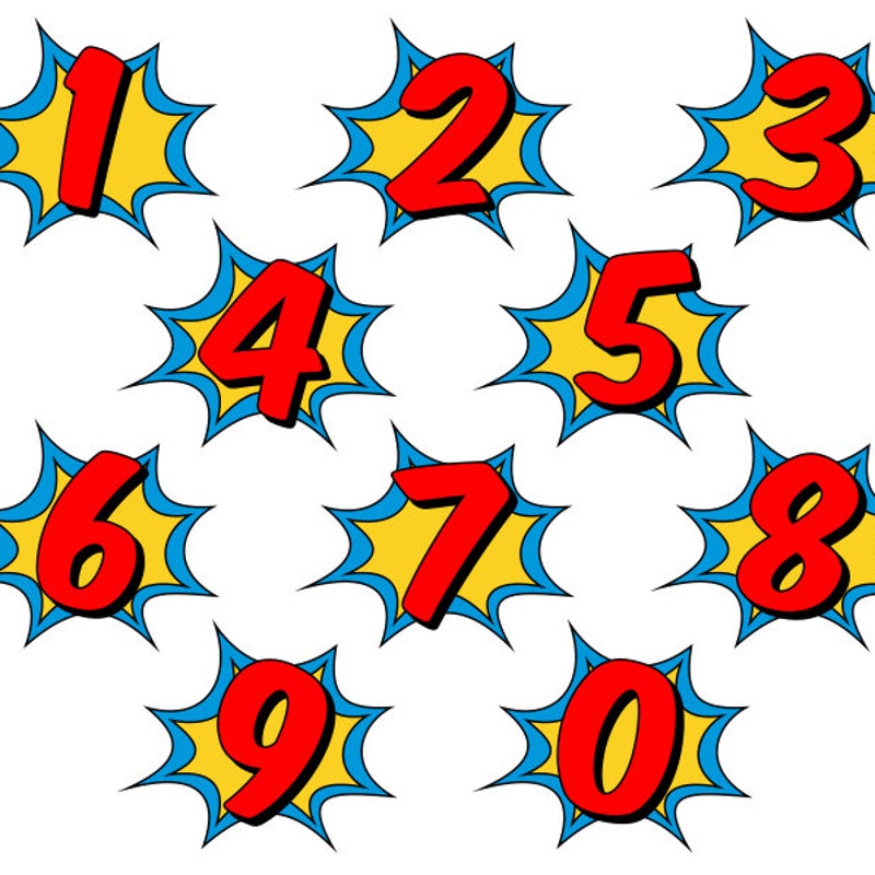 Superhero Clip Art - Etsy