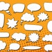 Comic Book Speech Bubbles Clip Art, Text Bubbles Clipart, Chat Bubbles ...