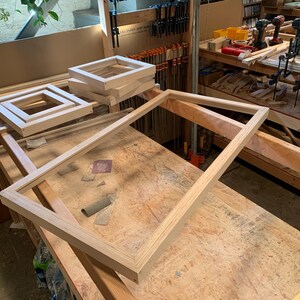 Baltic Birch Plywood 'square Profile' Picture Frames - Etsy UK