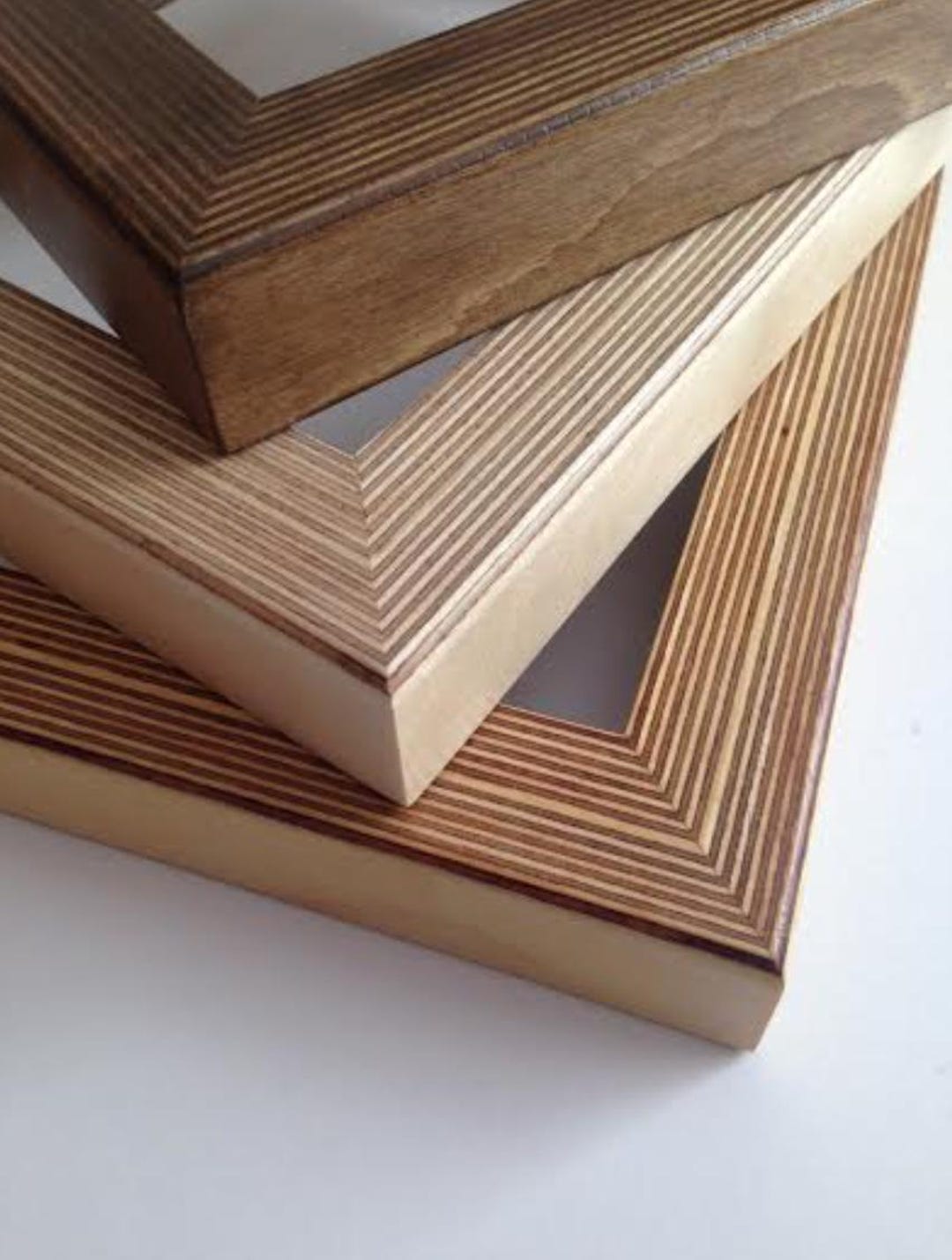 Baltic Birch Plywood 'square Profile' Picture Frames - Etsy