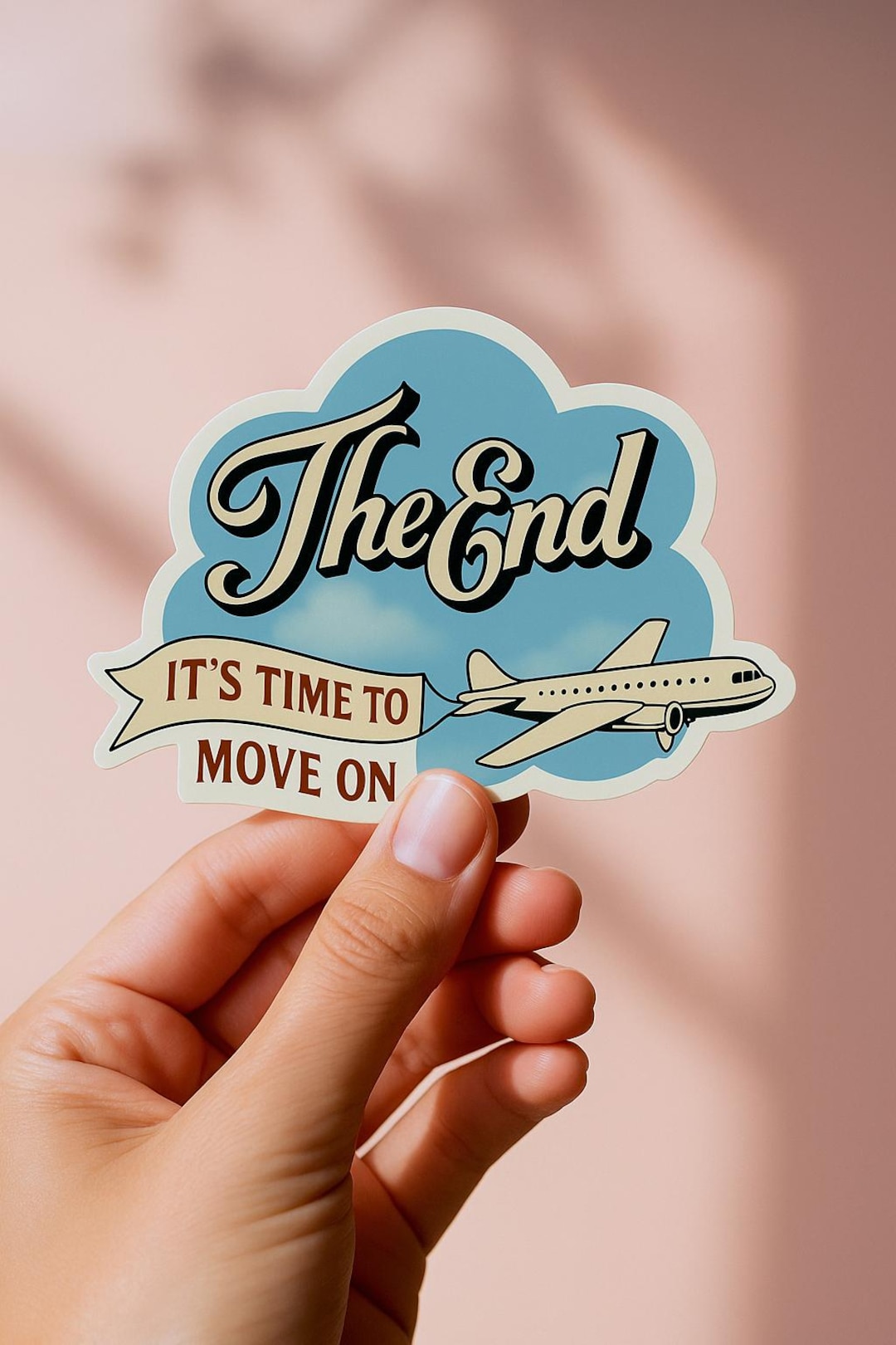 Retro 'the End' Sticker: Waterproof Vinyl Decal for Laptop, Car - Etsy