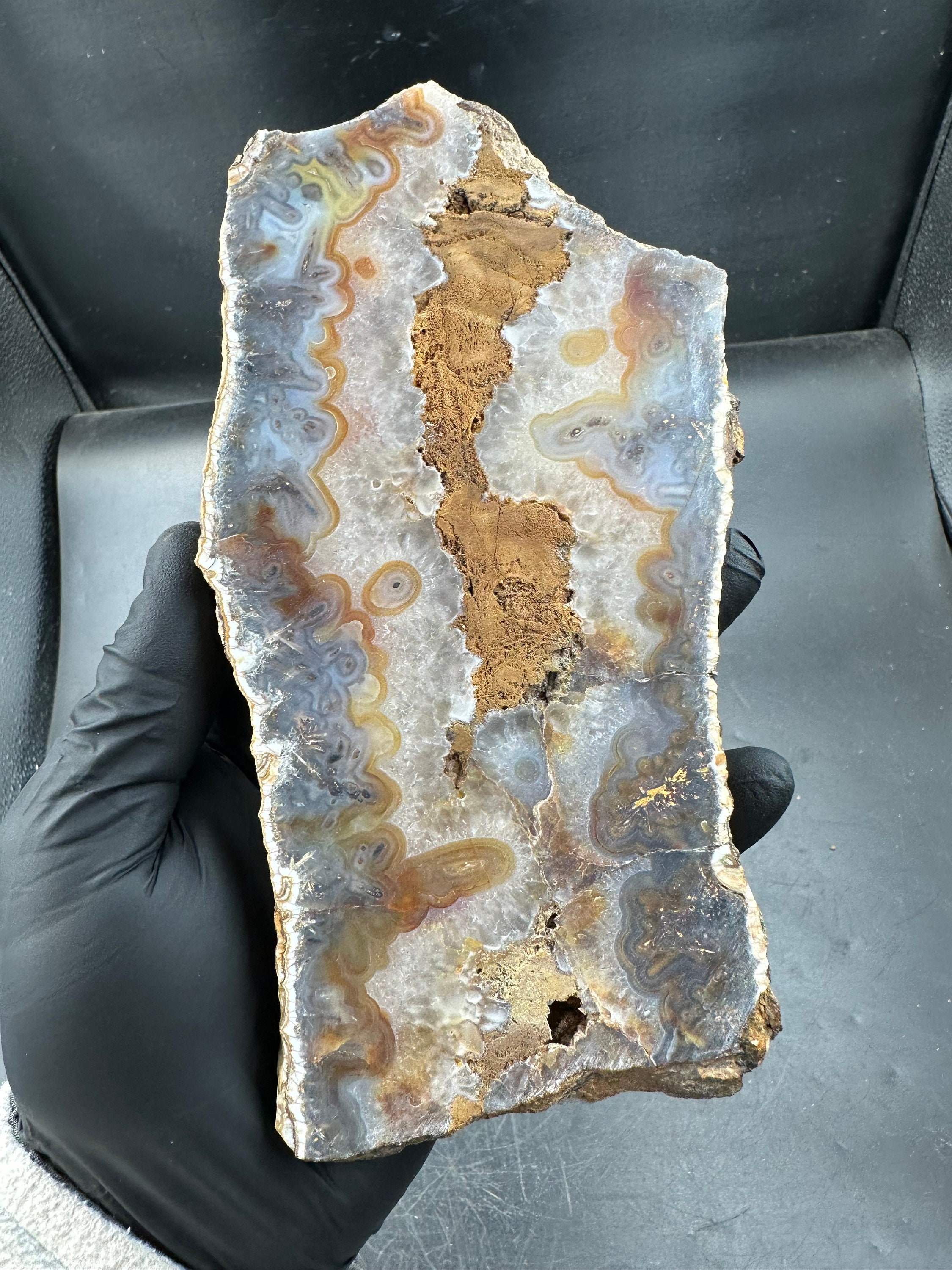 Trent Agate Polished Slab Rare Very Large Specimen Grade Oregon Agate ...