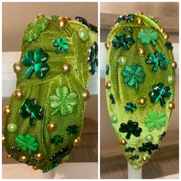 Shamrock Headband - Etsy