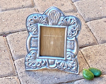 Mexican Pewter Picture Frame - Etsy