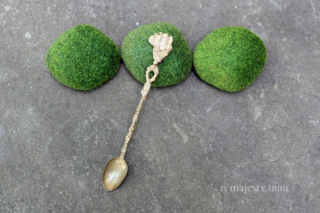 Florentine Tall Ship Iced Tea Spoon, Bellini. Vintage. Italy. Brass ...