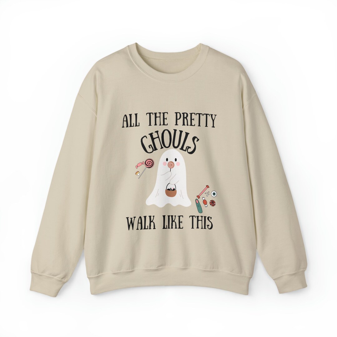 All the Pretty Ghouls Halloween Crewneck Sweatshirt - Etsy