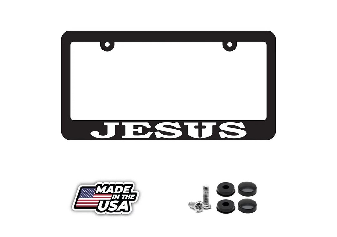 Jesus Cross Christian Christ Car Truck Auto License Plate Frame - Etsy