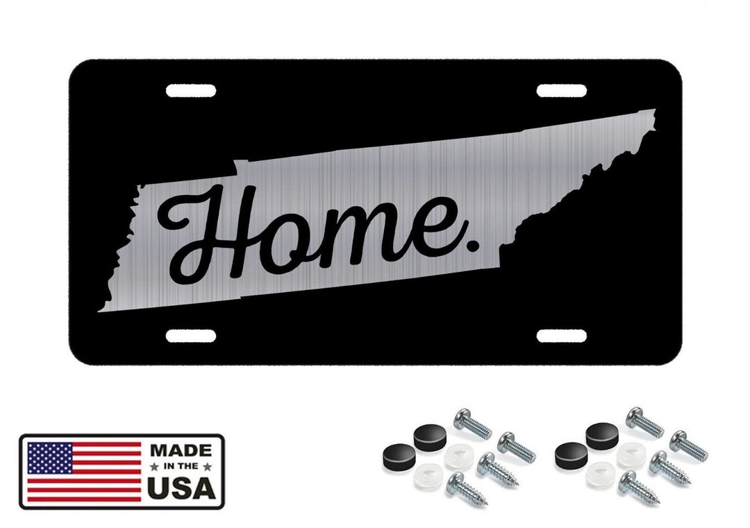 Tennessee Home License Plate Tag Vanity Front Aluminum 6 Inches by 12 ...