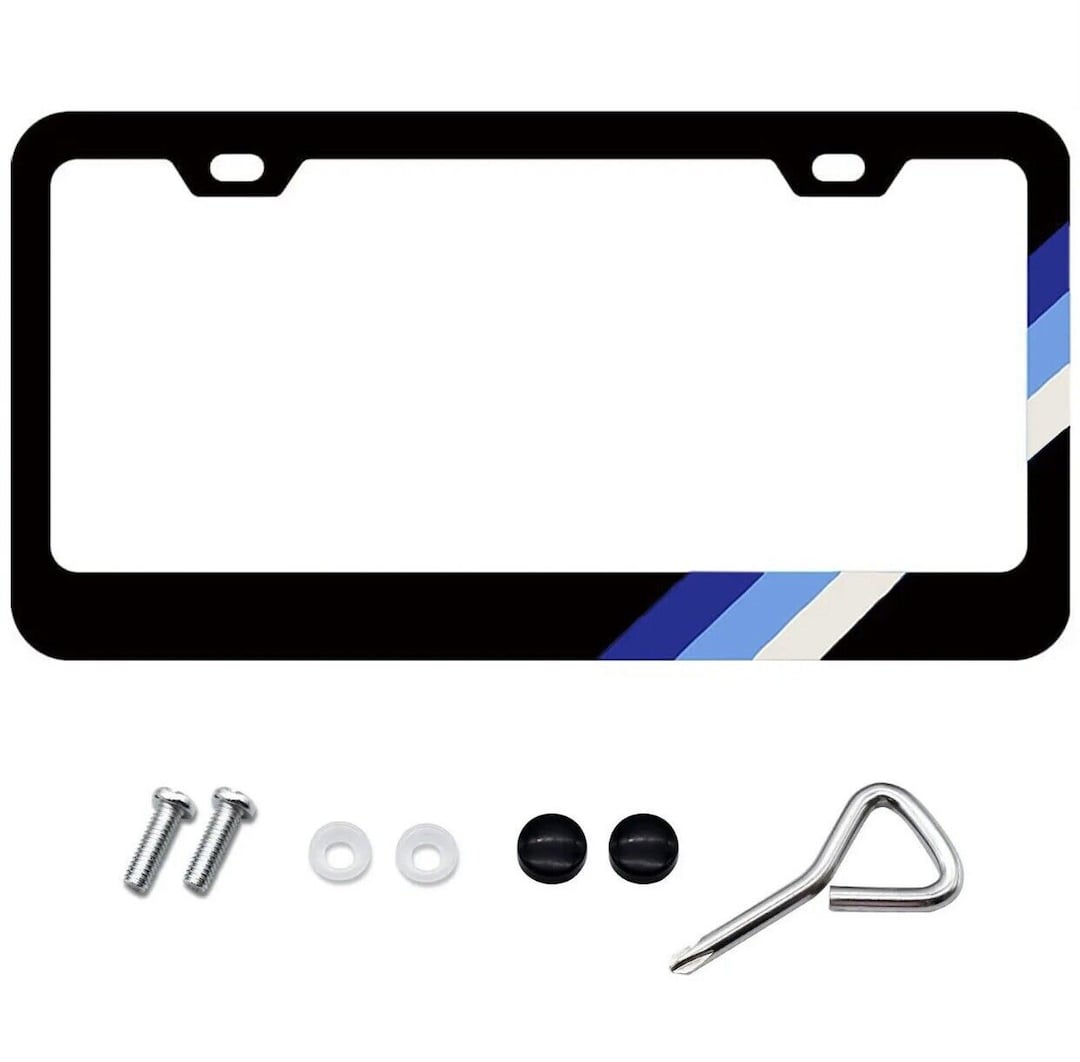 1 for Toyota Trd Rav4 Accessory Tri Color Car Suv License Plate Tag ...