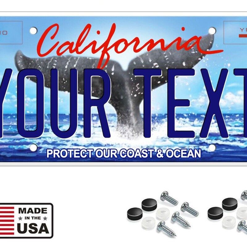 Ocean License Plate Frame - Etsy