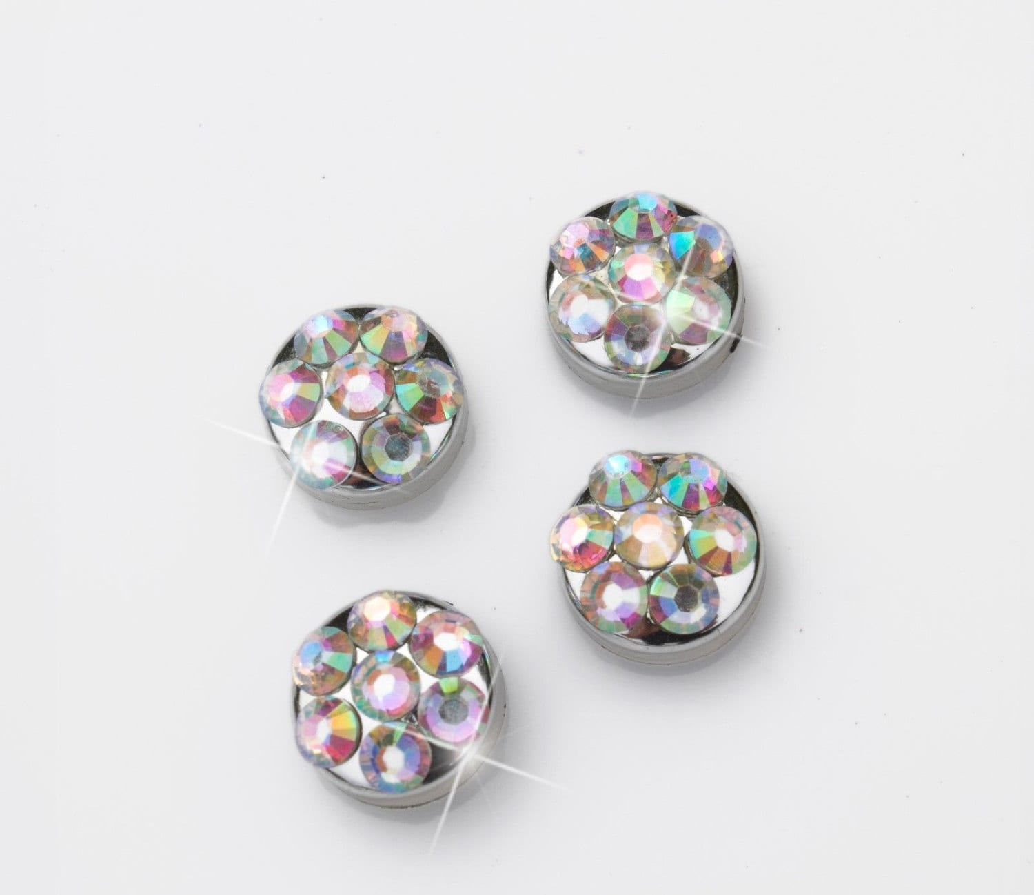 AB Crystal Rhinestone Screw Chrome Caps for Bling Sparkle License Plate ...