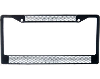 Premium Black Purple Bling Crystal Diamond License Plate Frame | Etsy