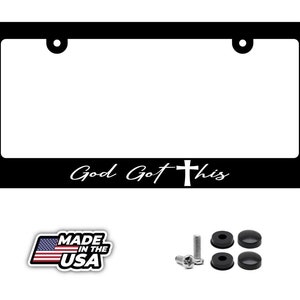 Gods Got This Jesus Cross Symbol Christian Christ Religious License ...