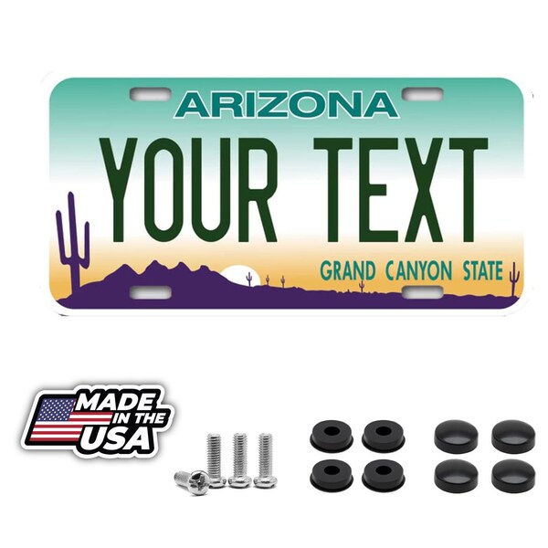 Arizona Custom License Plate - Etsy