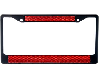 Premium Black Purple Bling Crystal Diamond License Plate Frame | Etsy