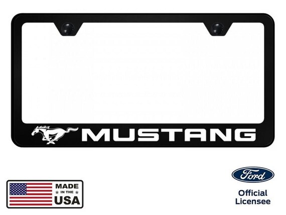 Mustang License Plate Frame