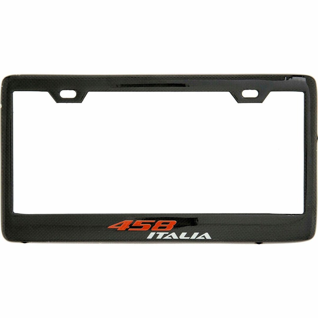 Real Carbon Fiber Ferrari License Plate Frame 458 F12 Italia Scuderia ...
