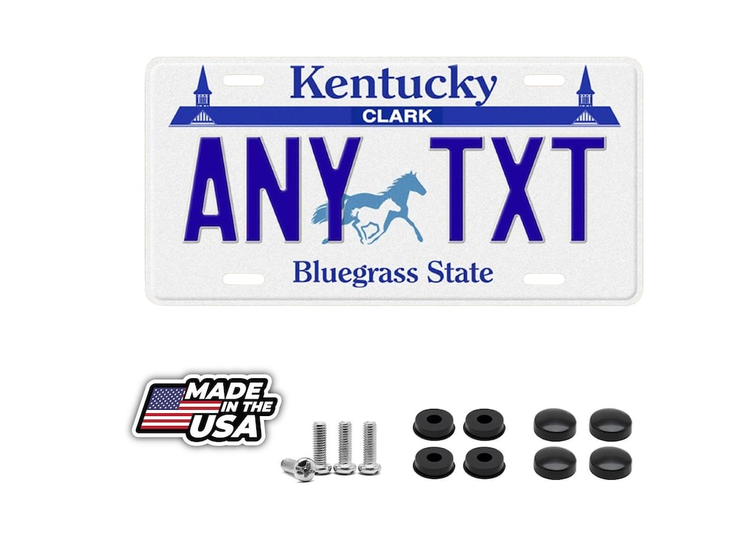 Kentucky Bluegrass State Personalized Custom License Plate Your Name ...