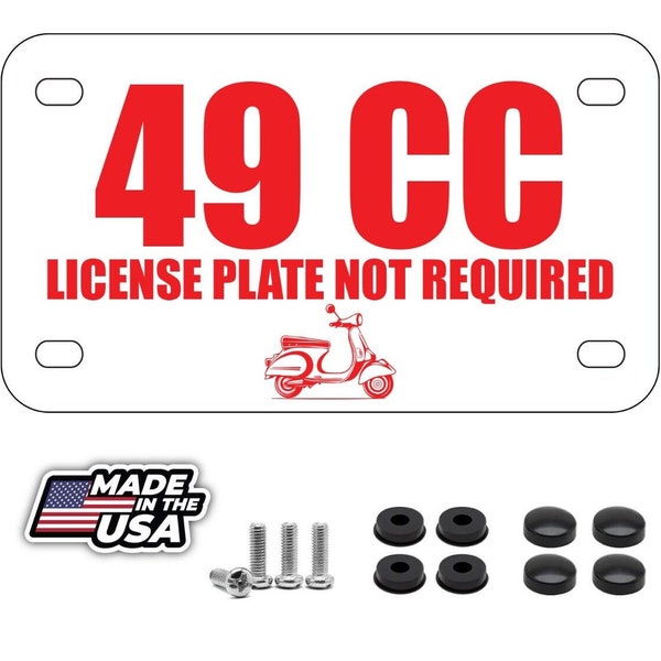 Moped License Plate Holder - Etsy