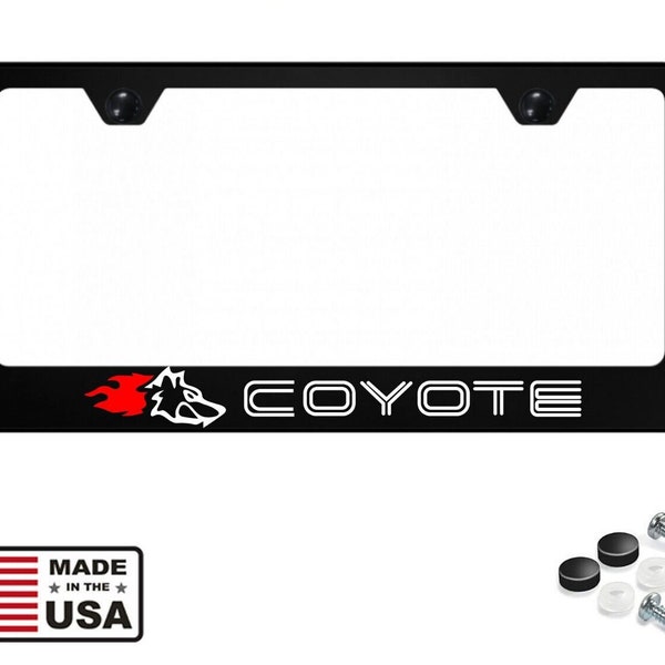 Coyote License Plate Frame - Etsy