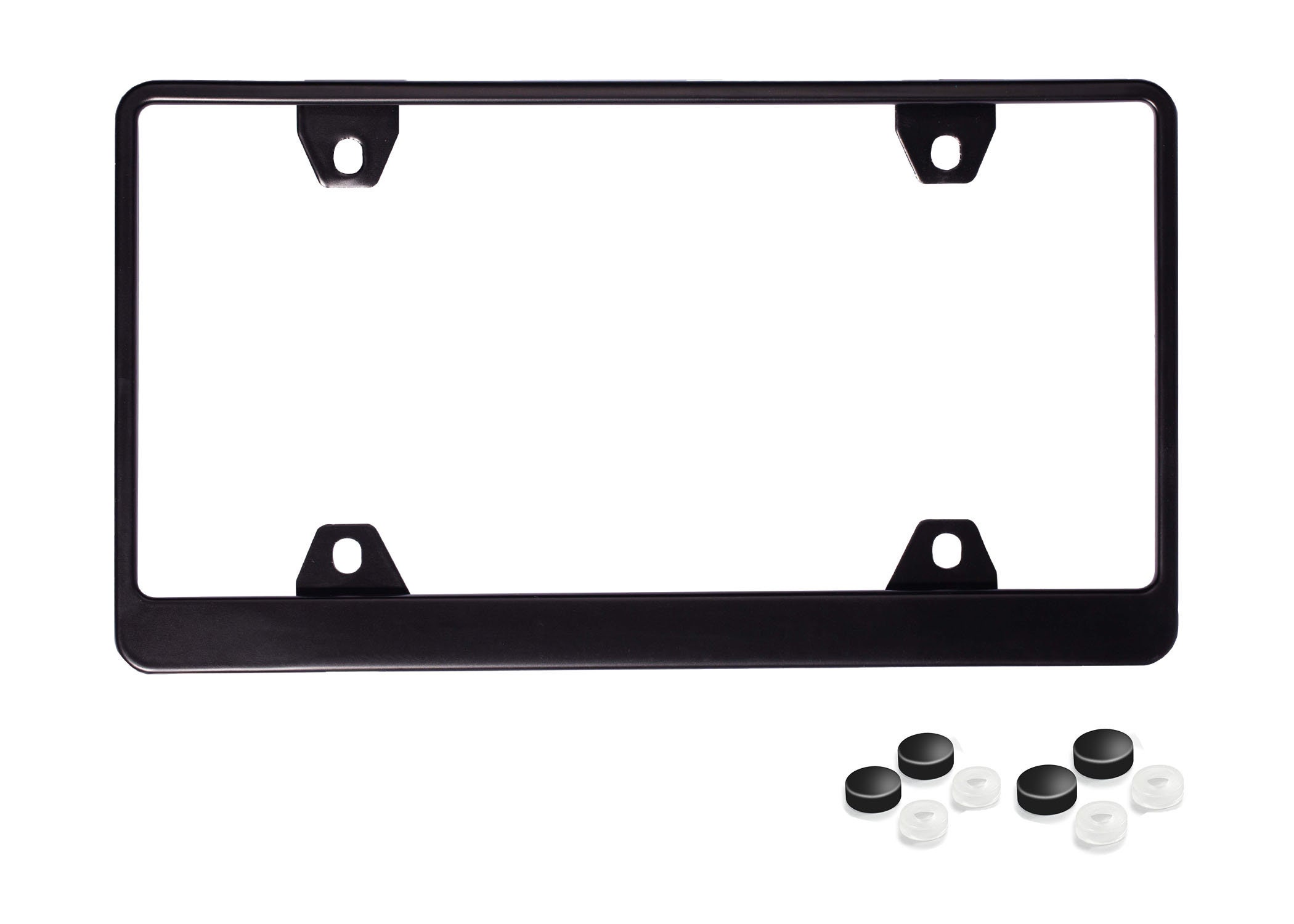 Tesla Black Stainless Steel License Plate Frame Exact Same as OEM Frame ...